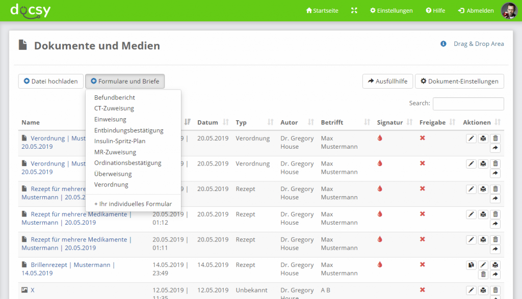 Arztsoftware | docsy